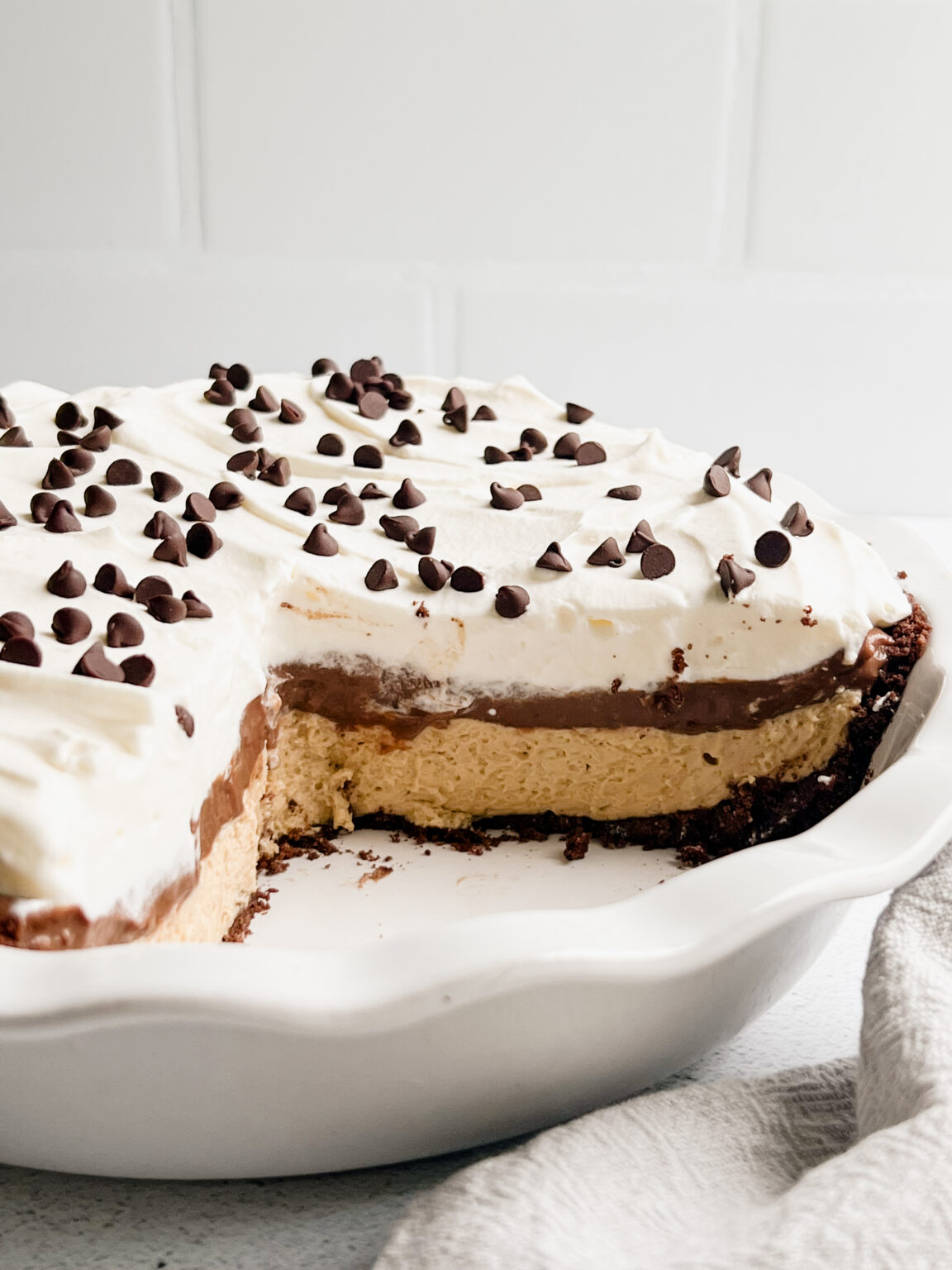 Chocolate Sunbutter Pie - Riana Bakes