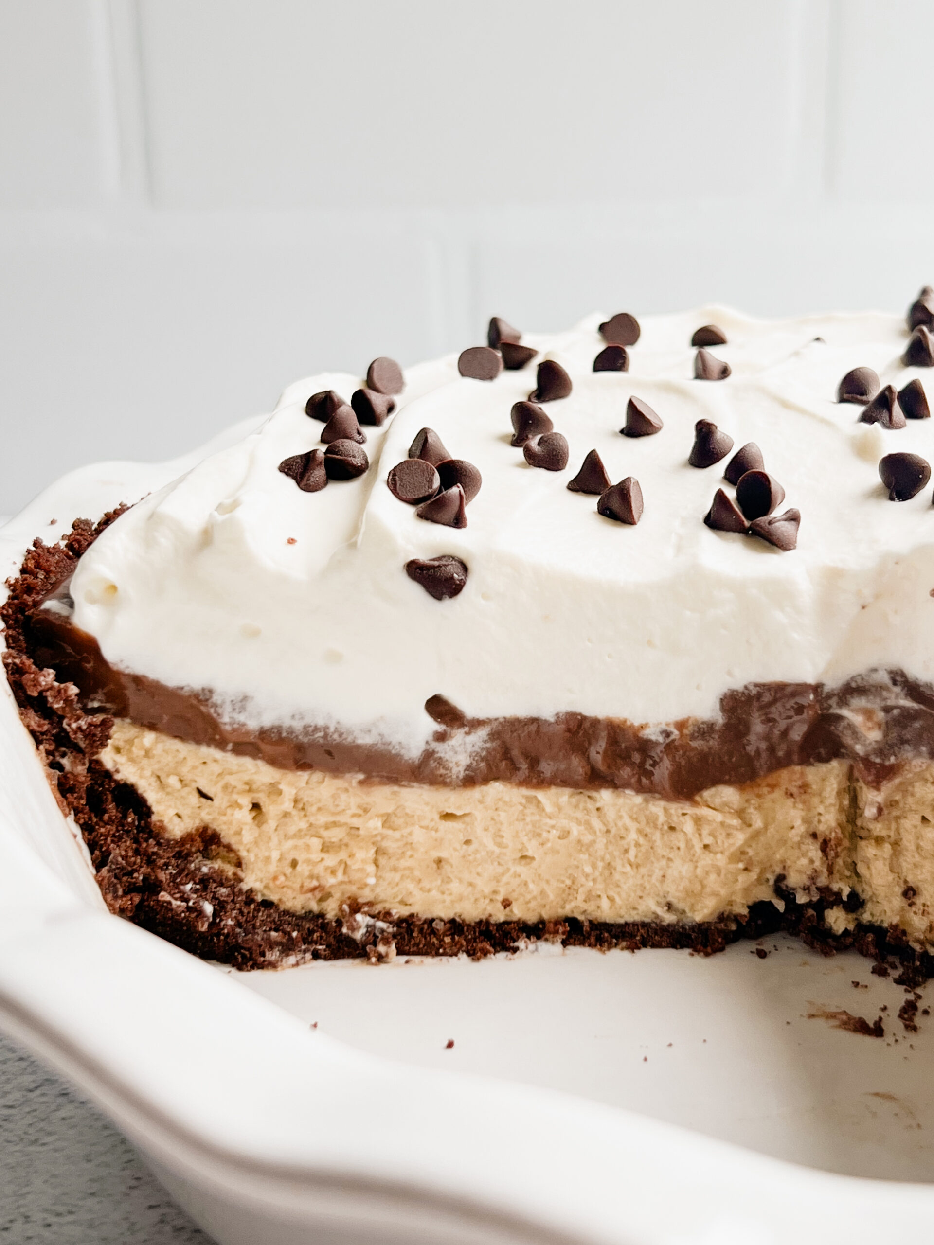 Chocolate Sunbutter Pie - Riana Bakes